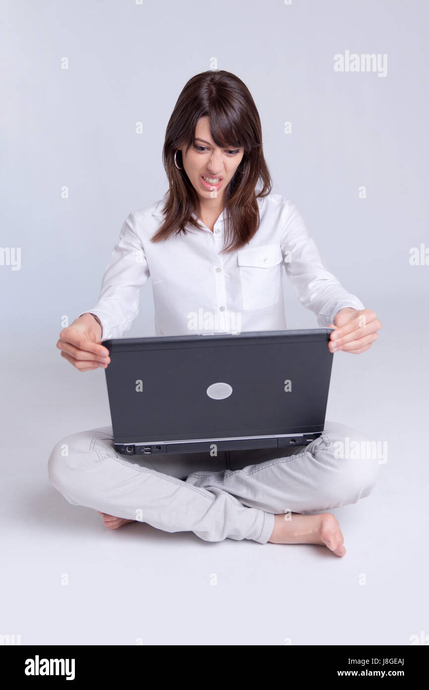 woman, laptop, notebook, computers, computer, beautiful, beauteously ...