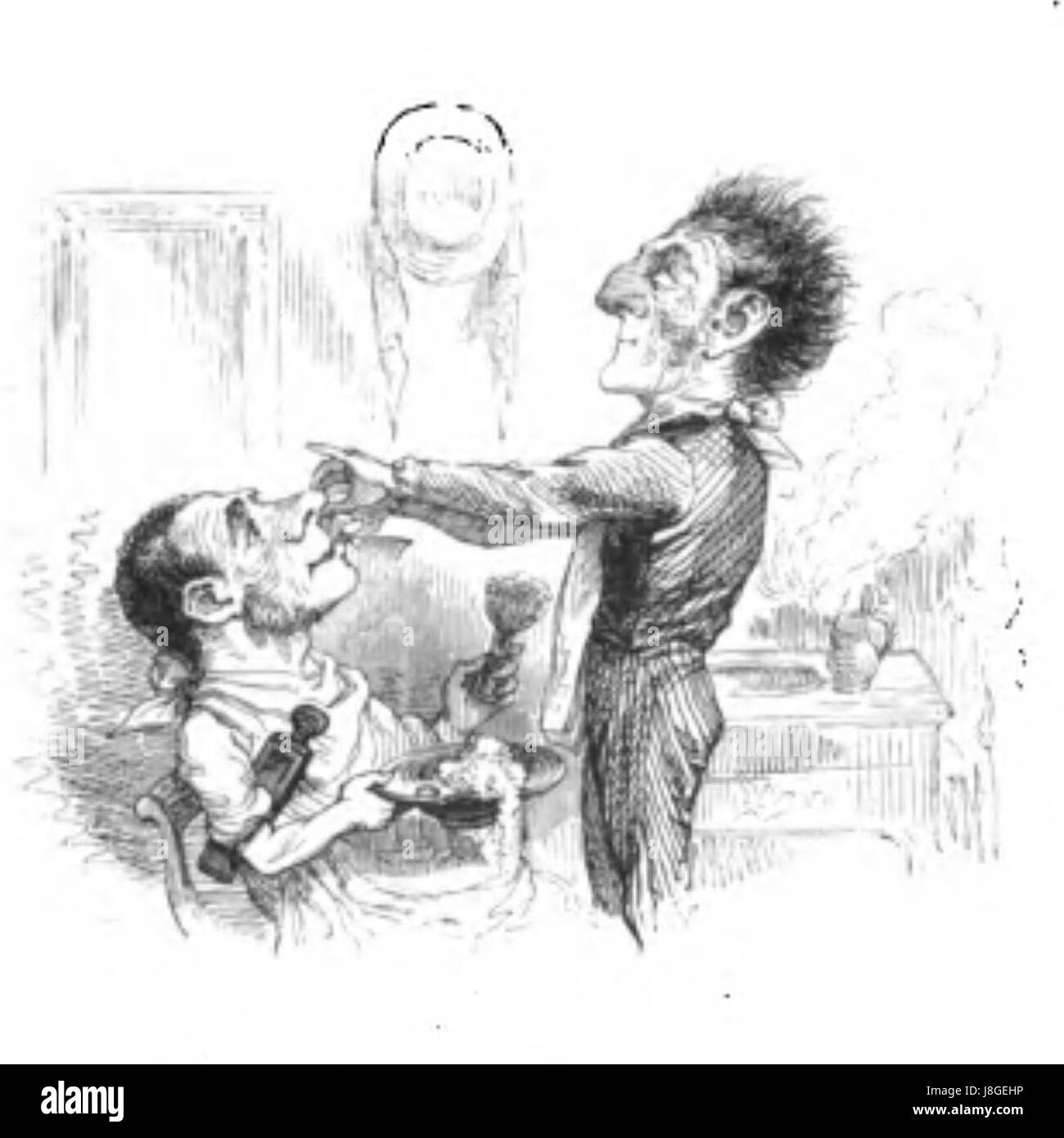 This illustration from the 1845 edition of Grandville's 'Cent Proverbes ...