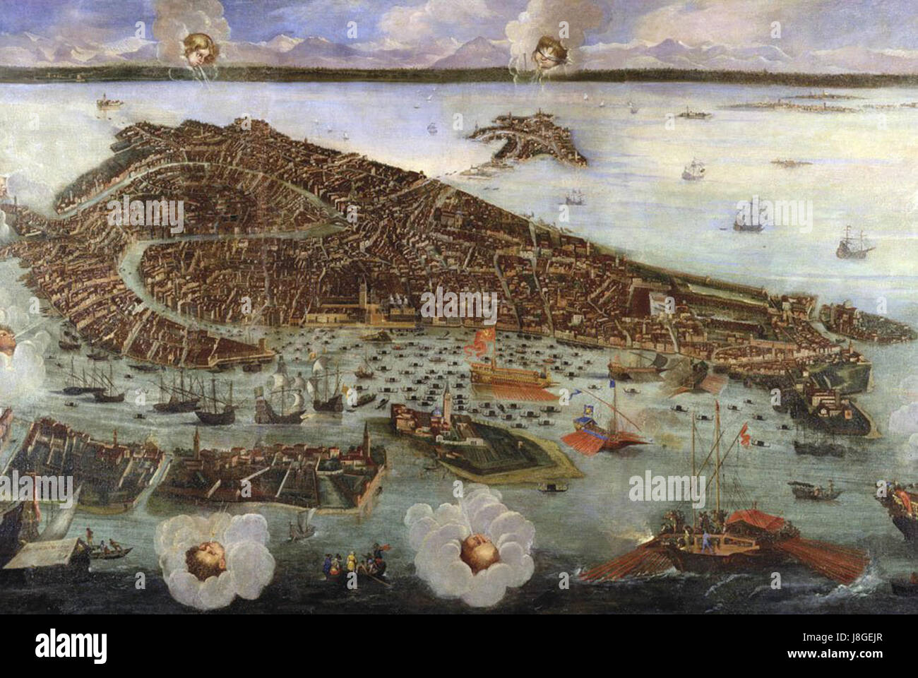 Renaissance venice map hi-res stock photography and images - Alamy