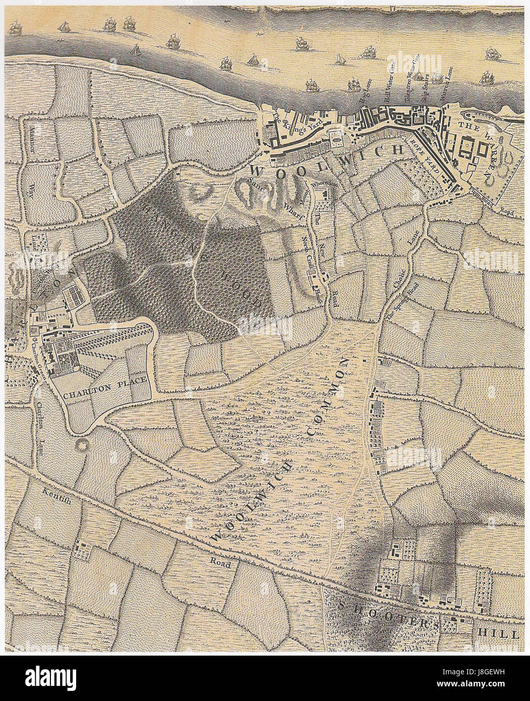 London area map hi-res stock photography and images - Alamy