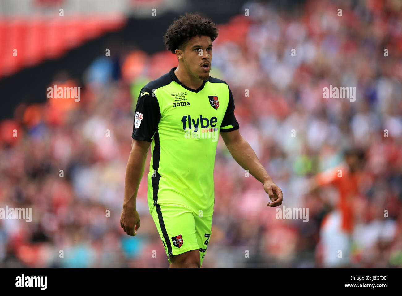 Exeter City's Troy Brown Stock Photo - Alamy