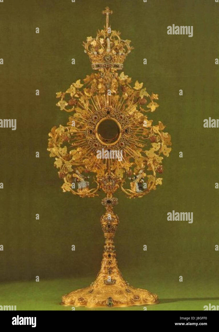 The Monstrancja Kordeckiego refers to a religious artifact, likely a ...