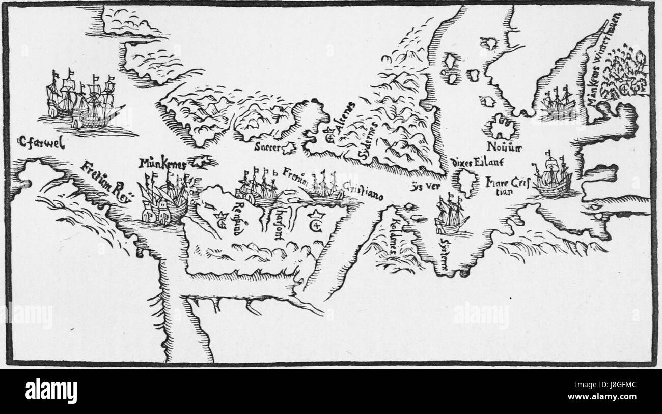 Hudson bay map Black and White Stock Photos & Images - Alamy