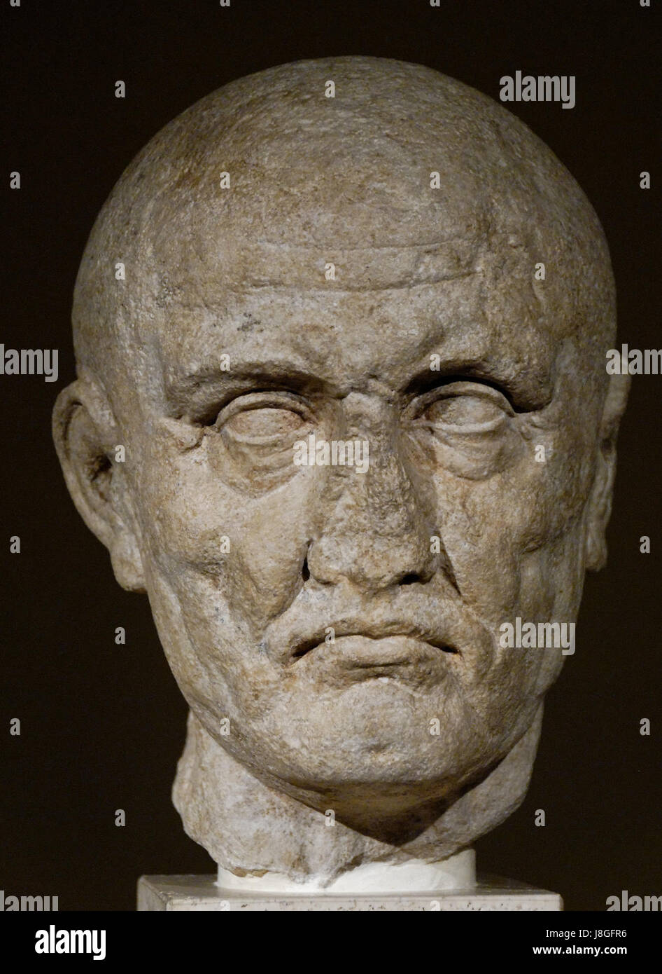 The male portrait in the Musei Capitolini collection, identified by the ...