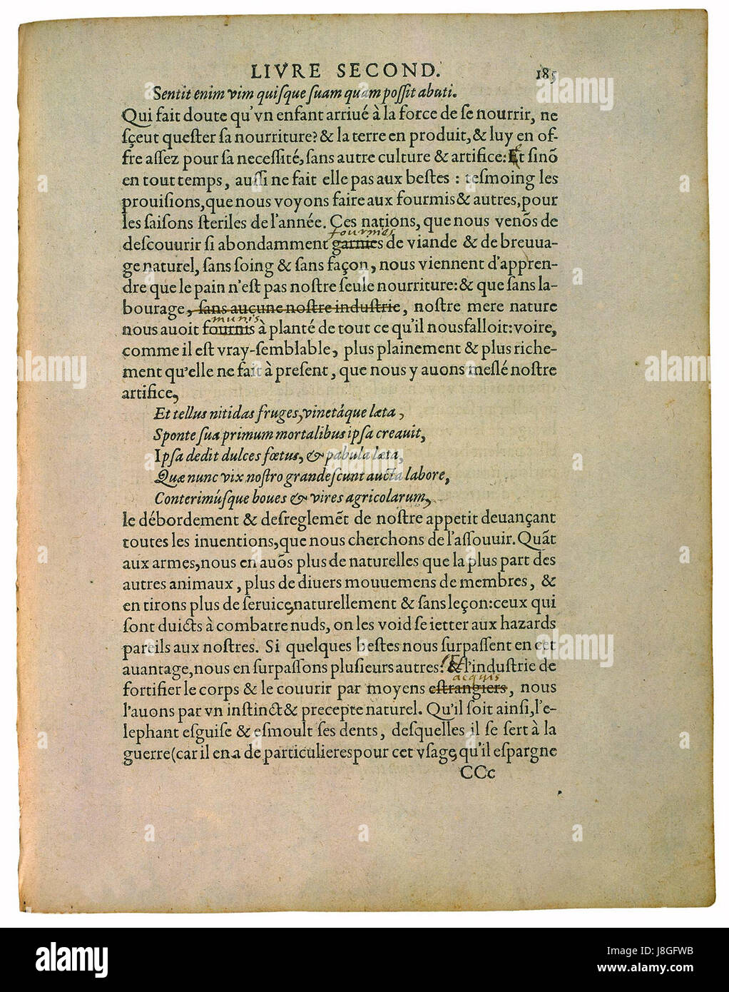 'Essais Livre 2 0193' is a French literary text, part of Michel de ...
