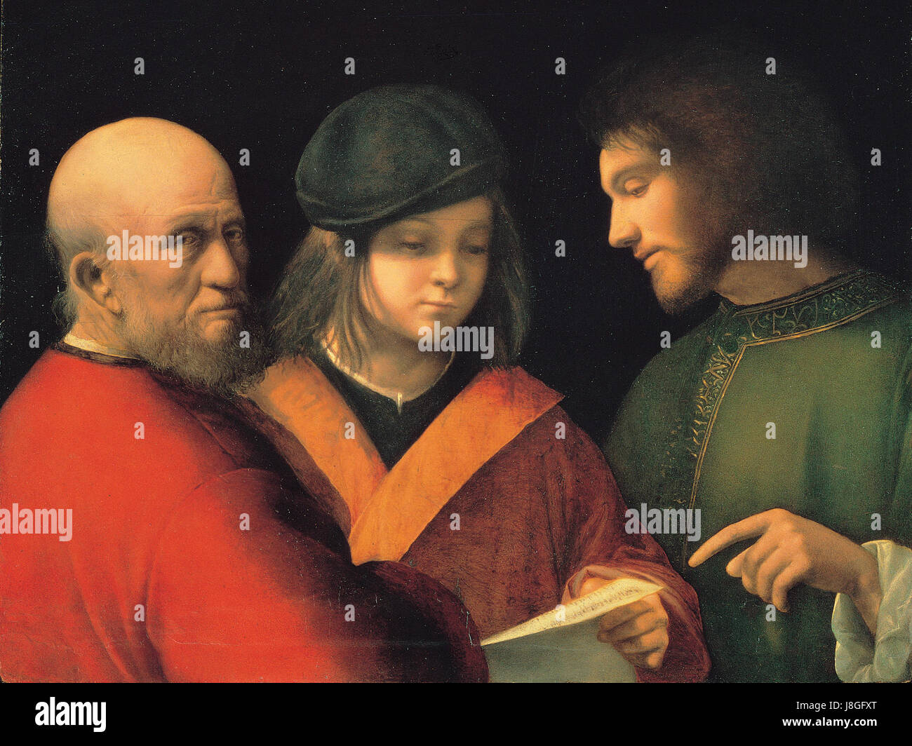 'Three Ages of Man' is a painting by Giorgione, displayed at the ...