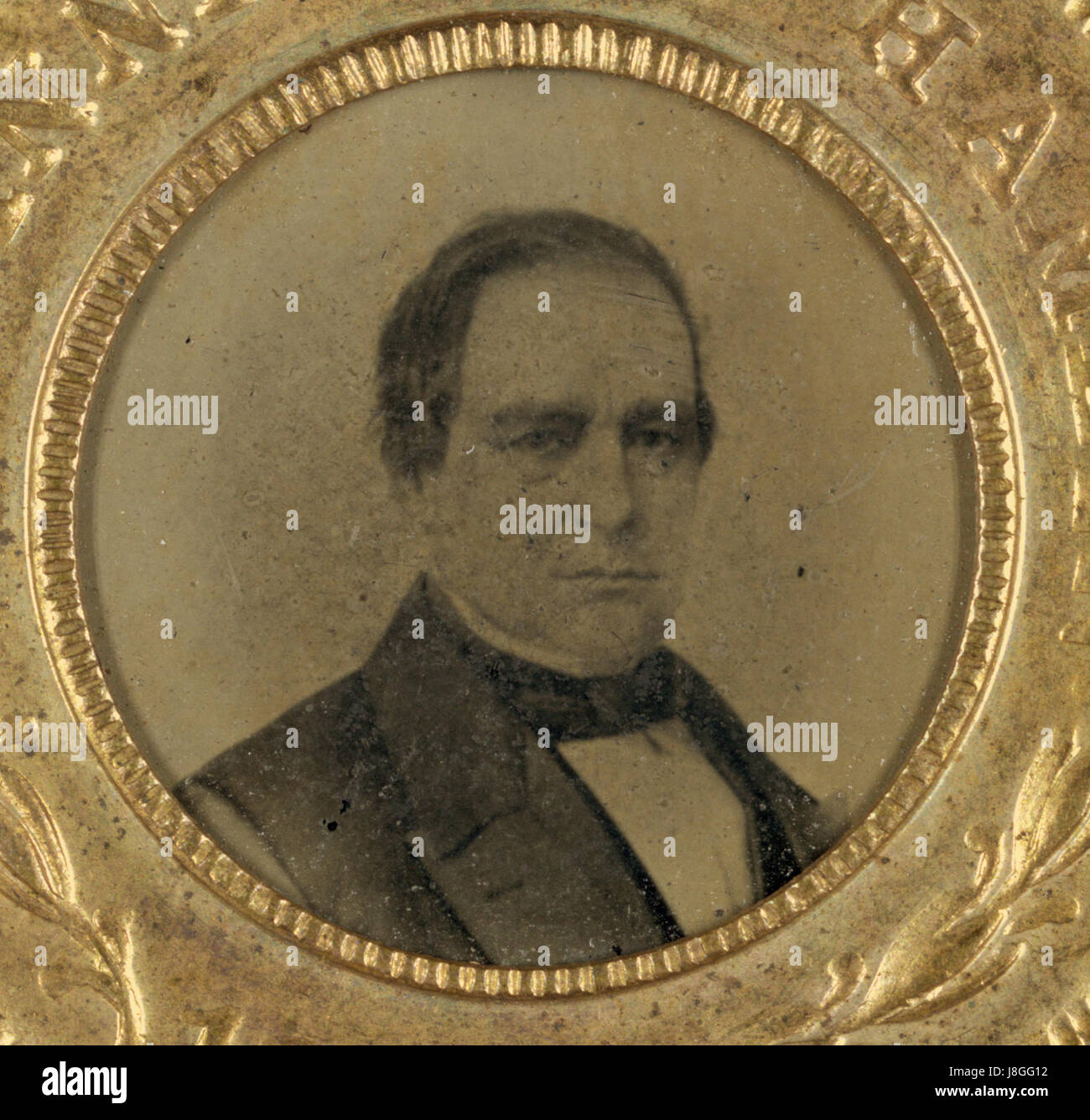 Hamlin button 1860 small high contrast Stock Photo - Alamy