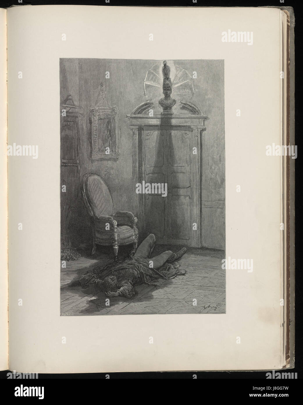 The raven shadow illustration, inspired by Gustave DorÃ©â€™s detailed ...
