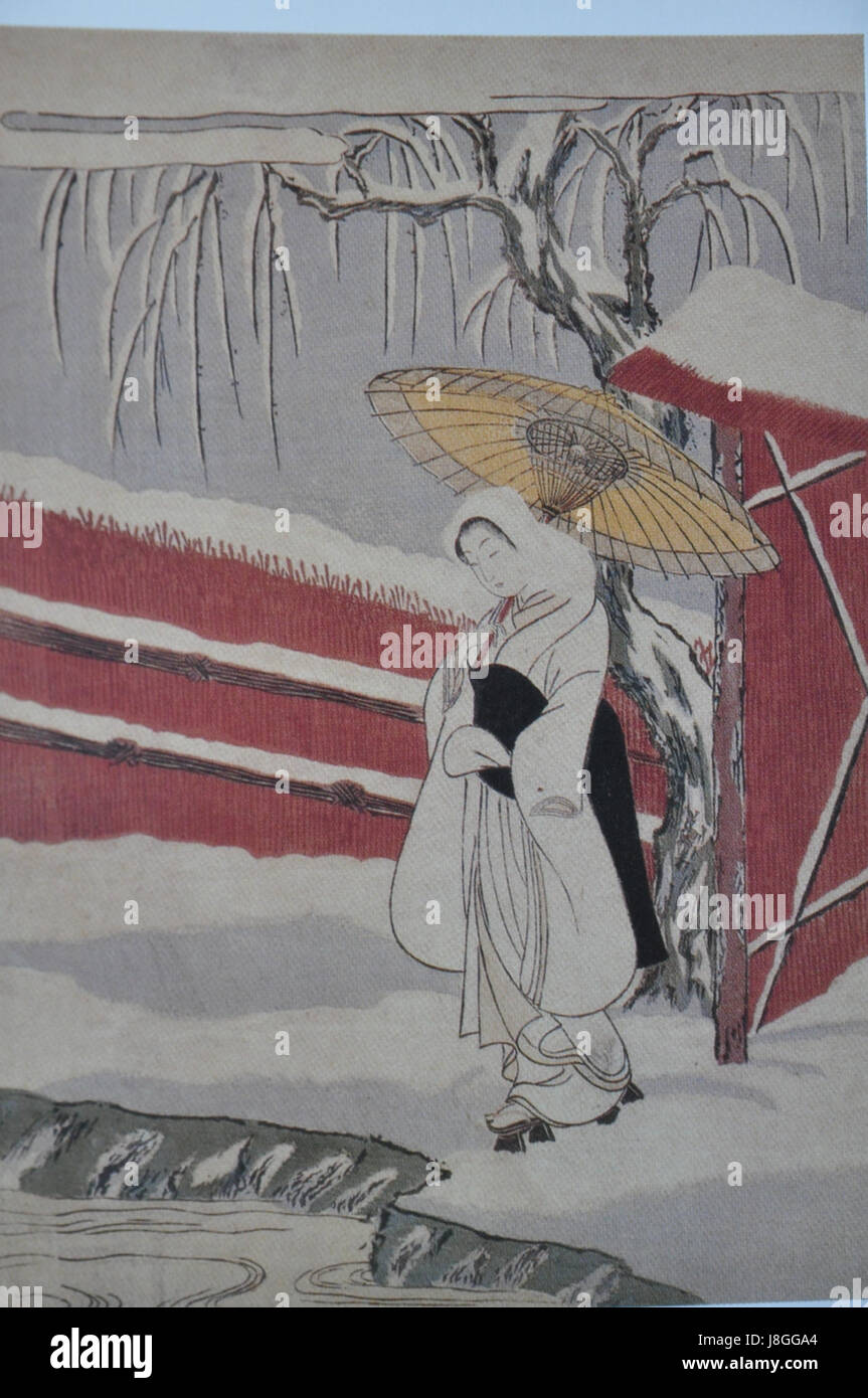 Harunobu's 'Sagi musume' (translated as 'The Heron Maiden') from his ...