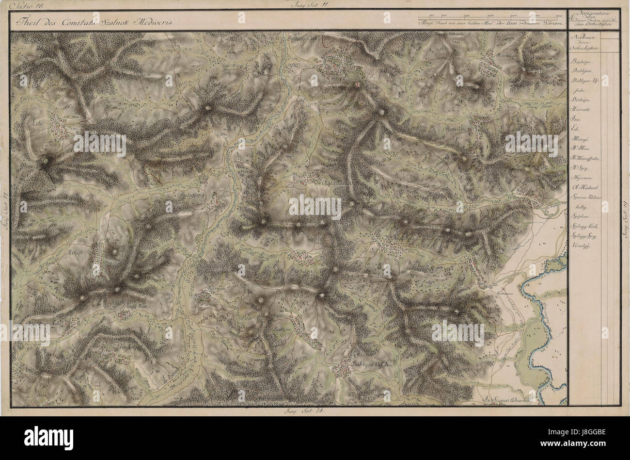 This refers to a historical map from the Josephine Land Survey ...