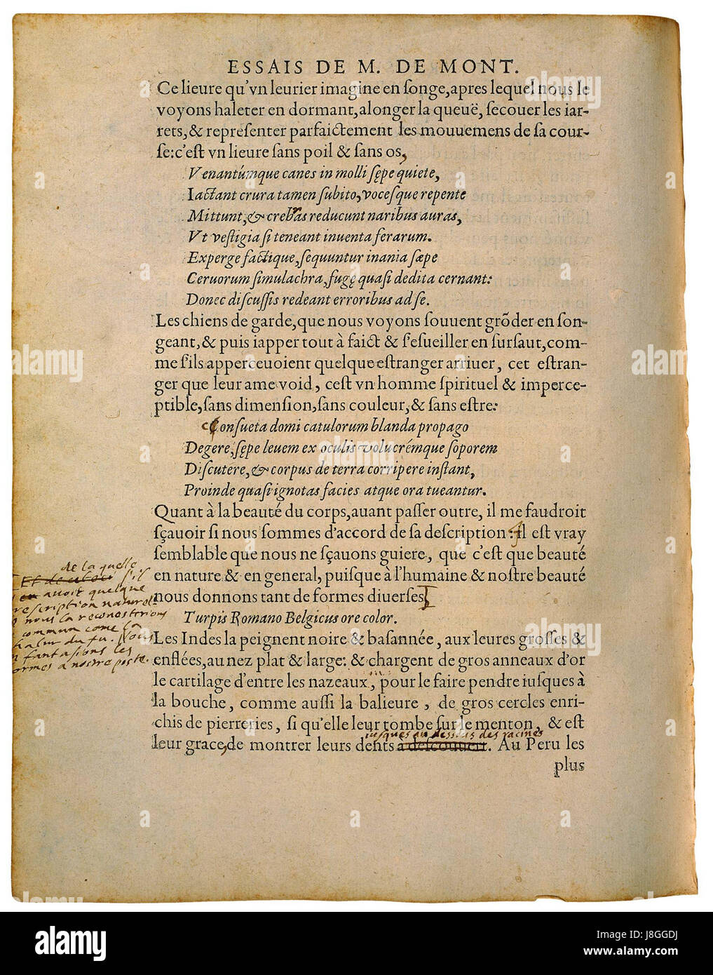 'Essais Livre 2 0208v' refers to the second book of Michel de Montaigne's 'Essays', a collection ...