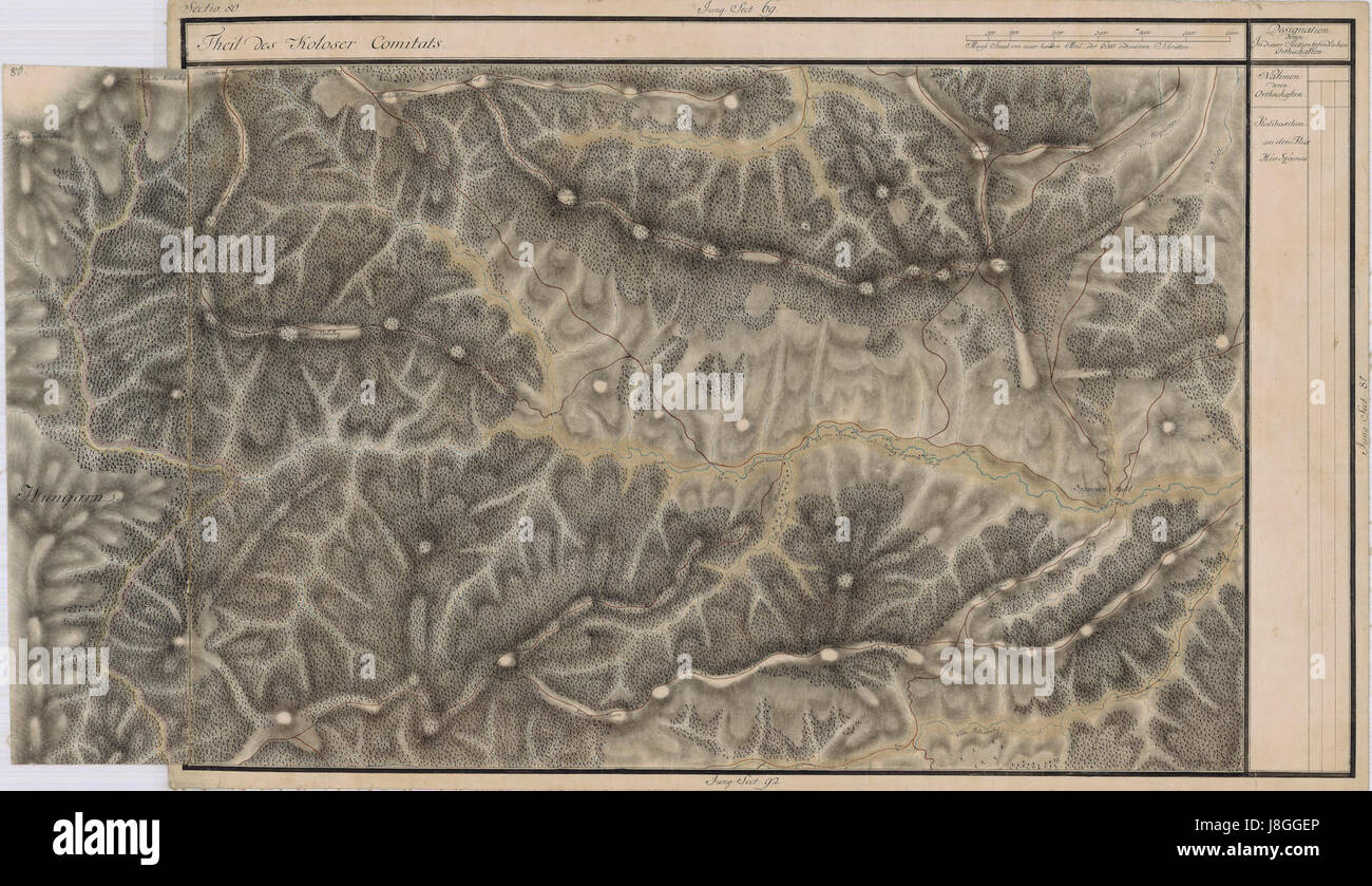 The Josephinian Land Survey, conducted during the reign of Emperor ...