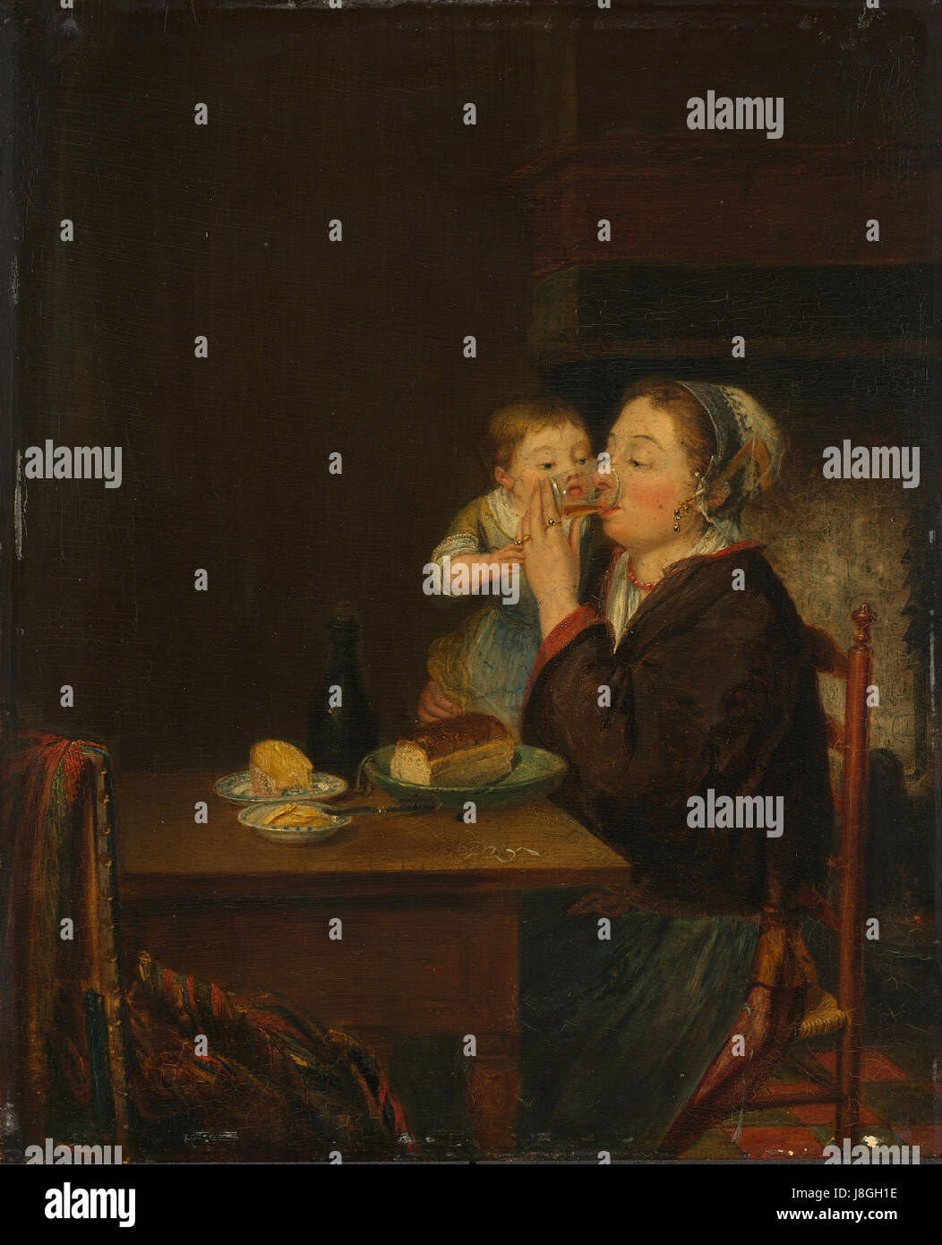 Een moeder met haar kind Rijksmuseum SK A 642 Stock Photo - Alamy