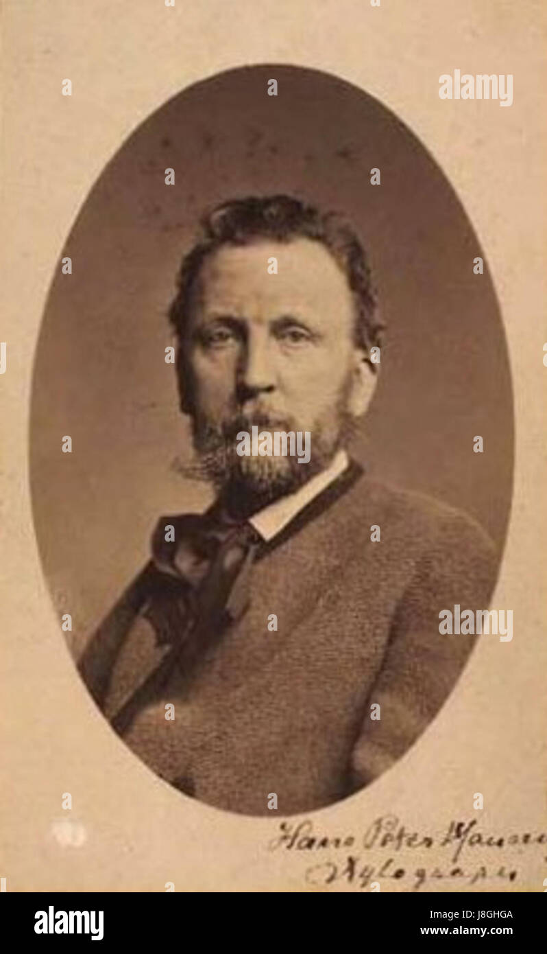 This portrait of Hans Peter Hansen, painted by Peter Most, captures the ...