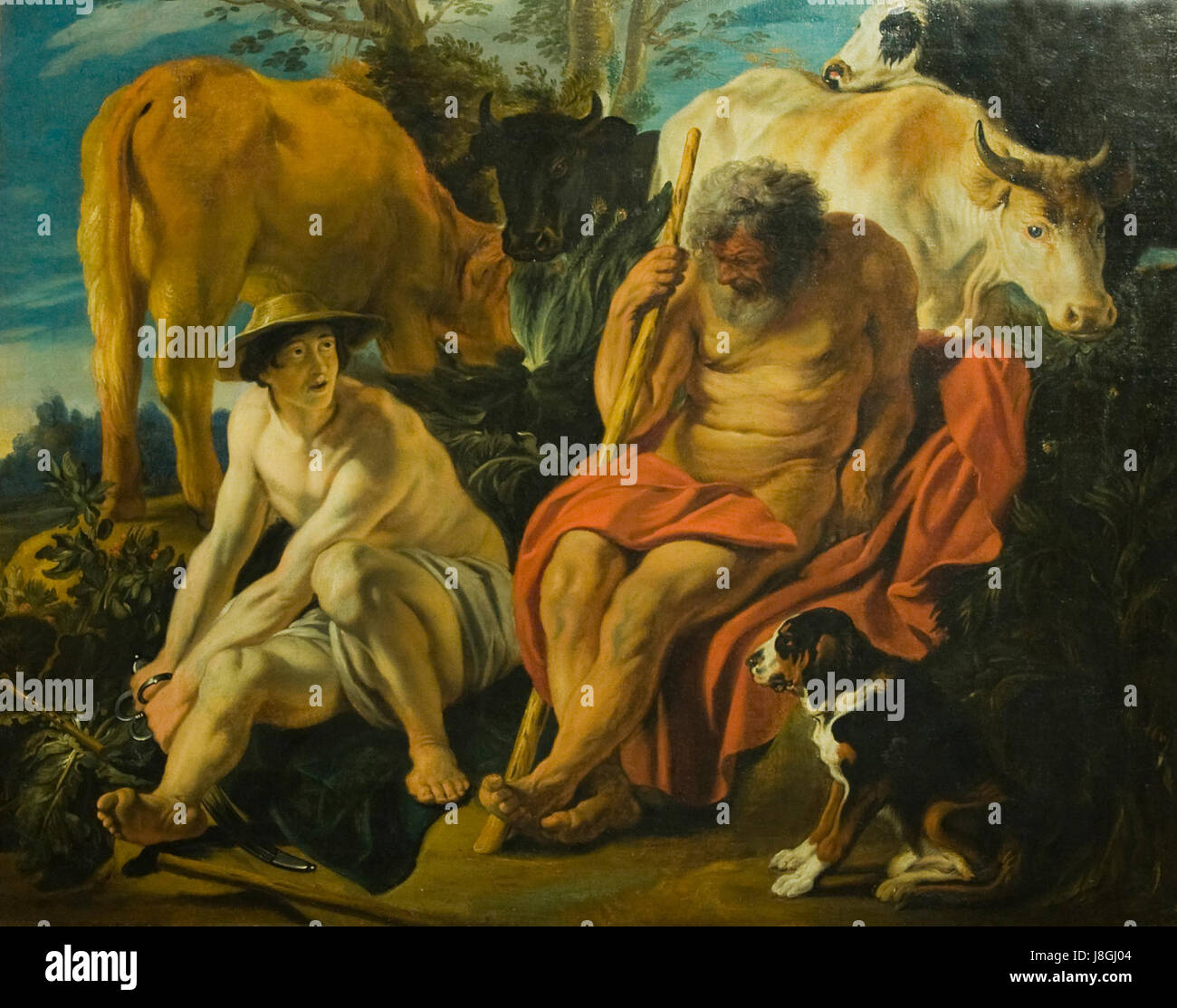 Jacob Jordaens' painting 'Mercurius en Argus' is a prominent example of ...