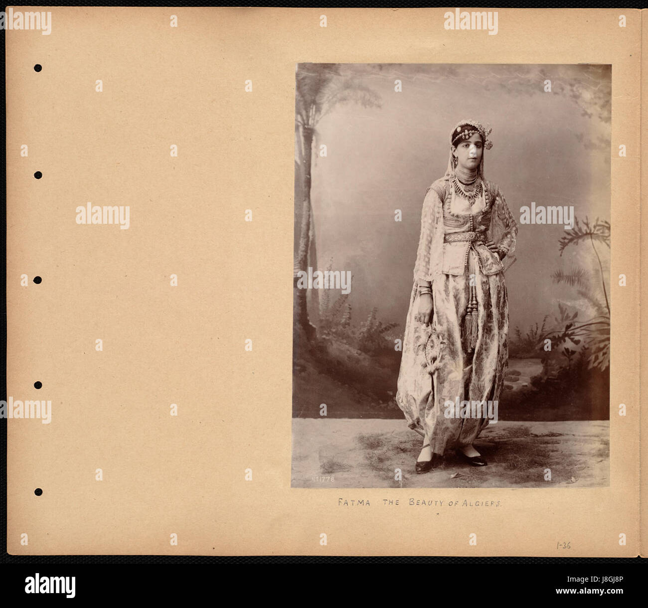 A depiction of Fatma, celebrated for her beauty, from Algiers. This ...