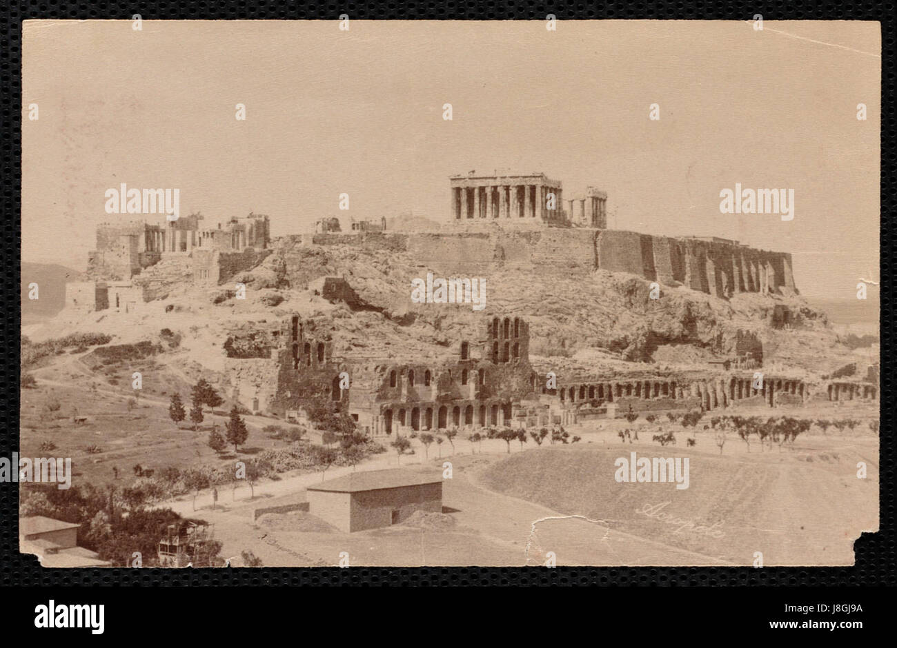 This image depicts the Acropolis of Athens, a historic site known for ...