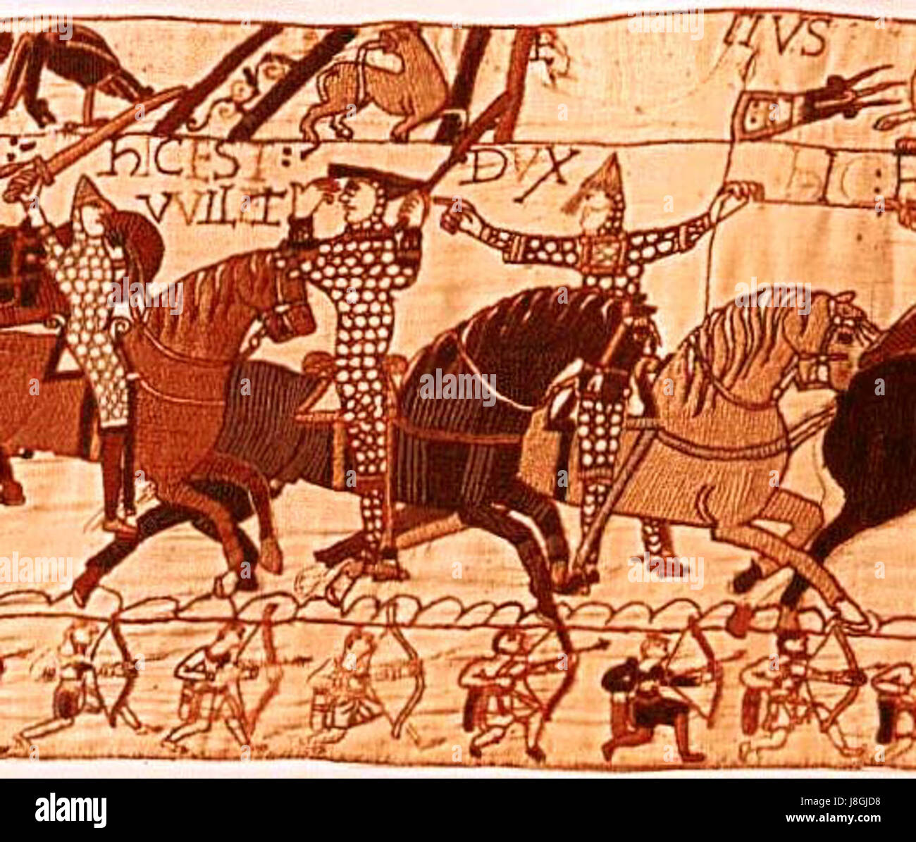 The Bayeux Tapestry depicts the events leading up to and including the ...
