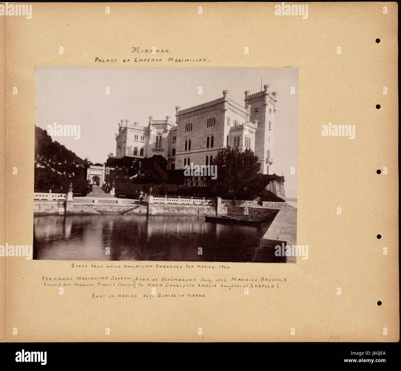 Miramar. Palace of Emperor Maximilian (Boston Public Library Stock ...