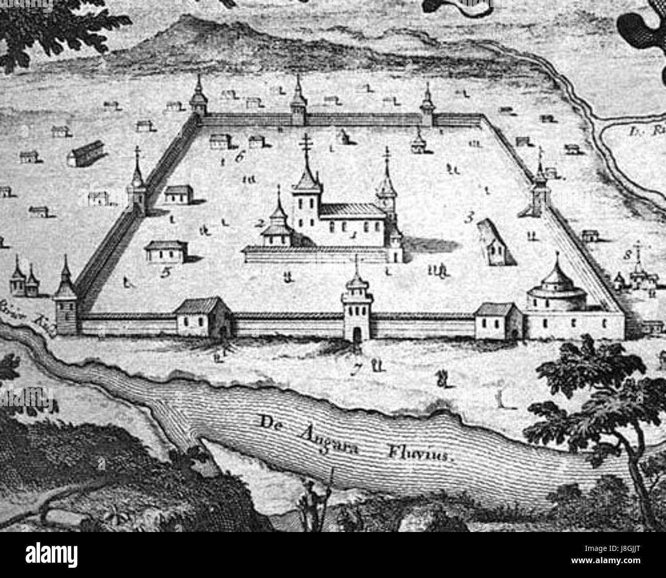 1697 map Black and White Stock Photos & Images - Alamy