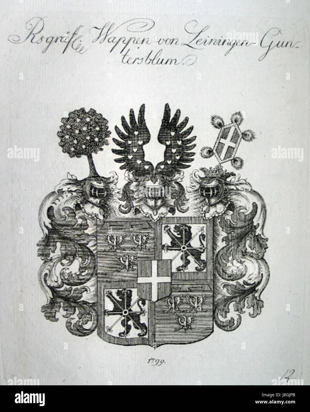 The Leiningen Guntersblum Wappen is a heraldic coat of arms associated ...
