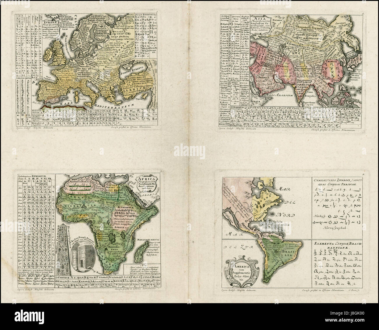 This 1741 map by Hensel provides a detailed view of the European ...