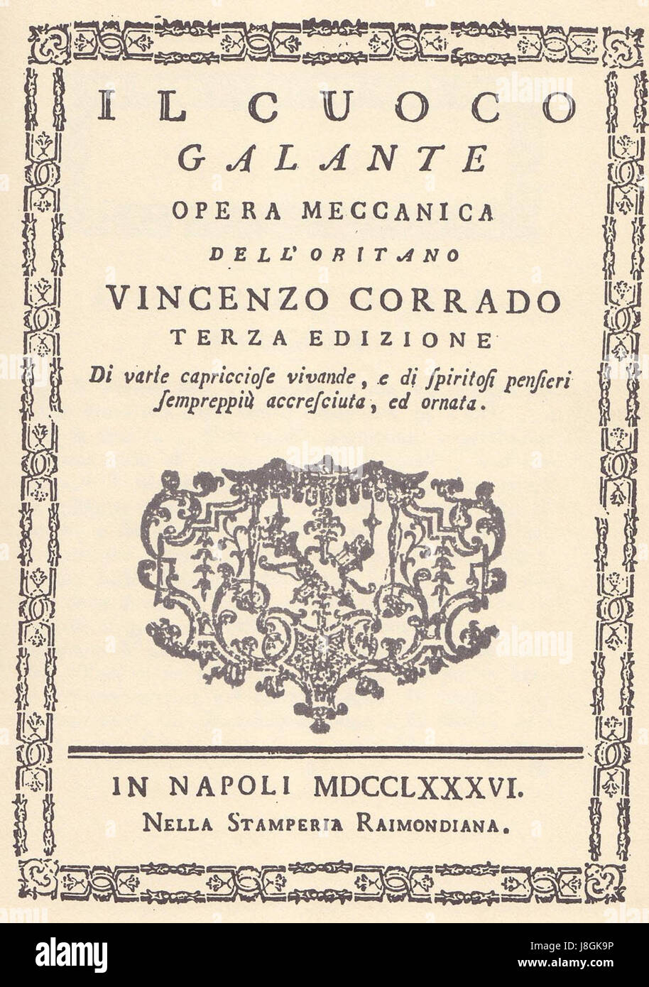 'Il cuoco galante' is an 18th-century Italian cookbook, known for its ...