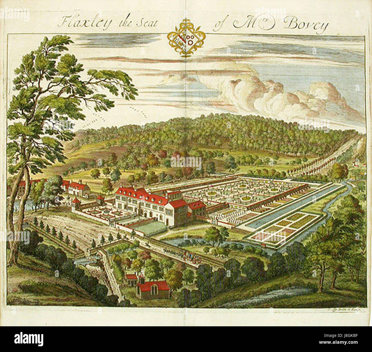 Engraving landscape gloucestershire hi-res stock photography and images ...