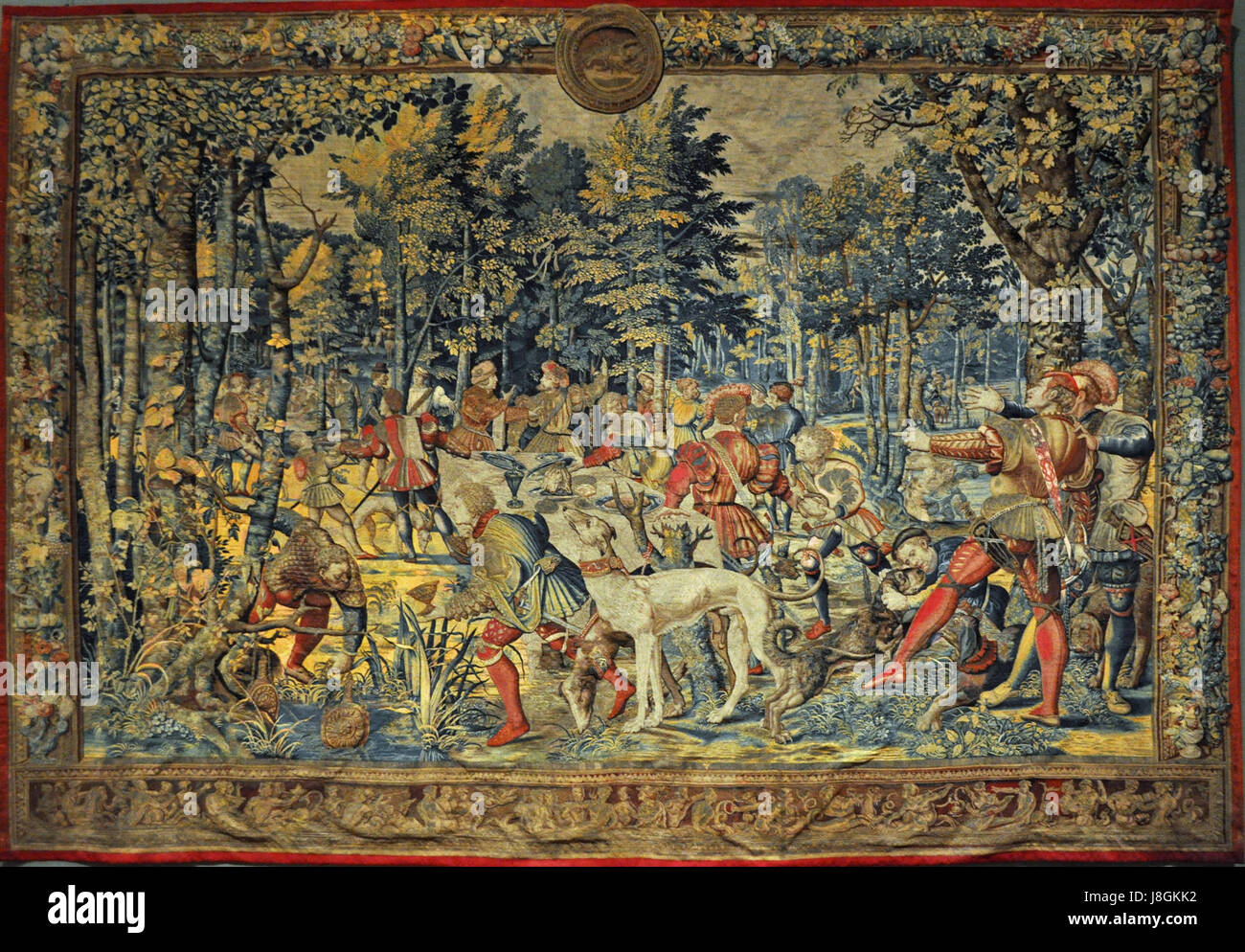 The 'Hunt of Maximilian' is a notable artwork displayed at the Louvre ...