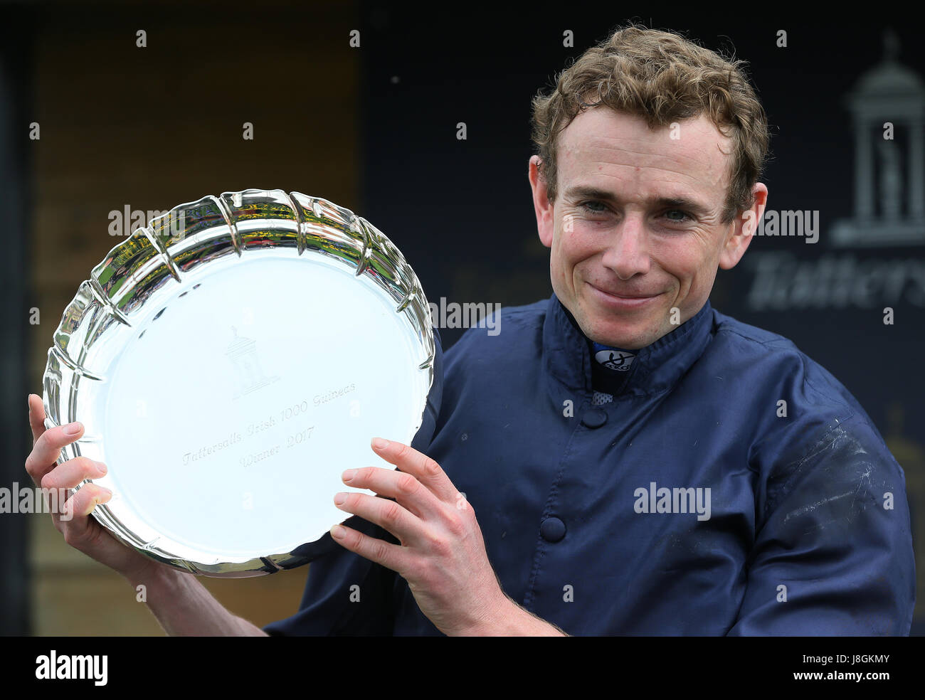 Winning jockey Ryan Moore after winning the Tattersalls Irish 1,000 ...