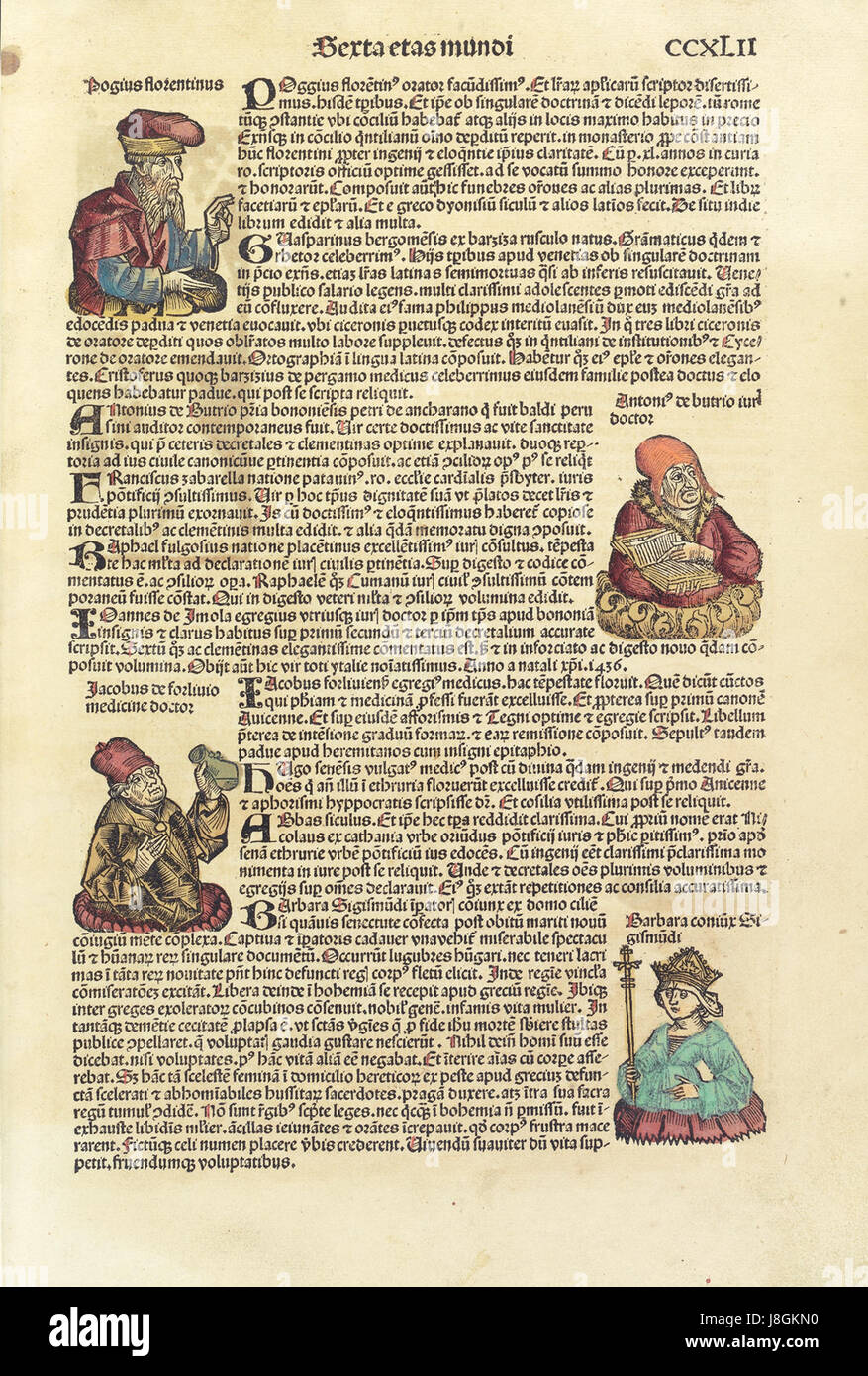 Liber Chronicarum is a medieval manuscript containing a chronicle of ...