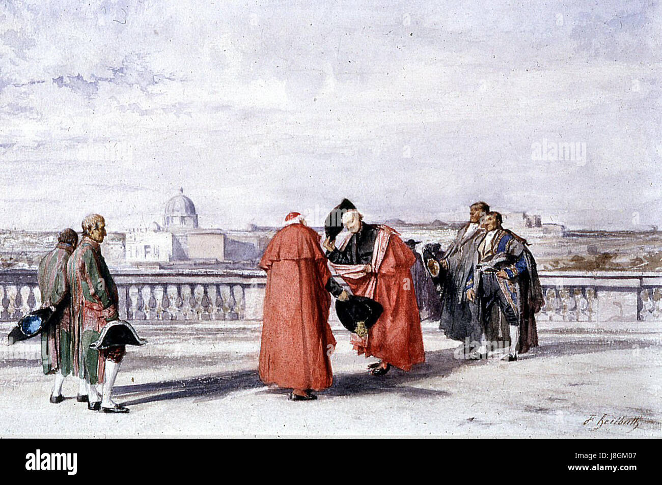 French painter in rome hi-res stock photography and images - Alamy