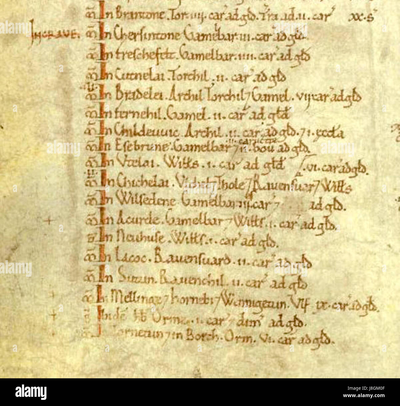 The Domesday Book, an important historical document from 1086, is a ...