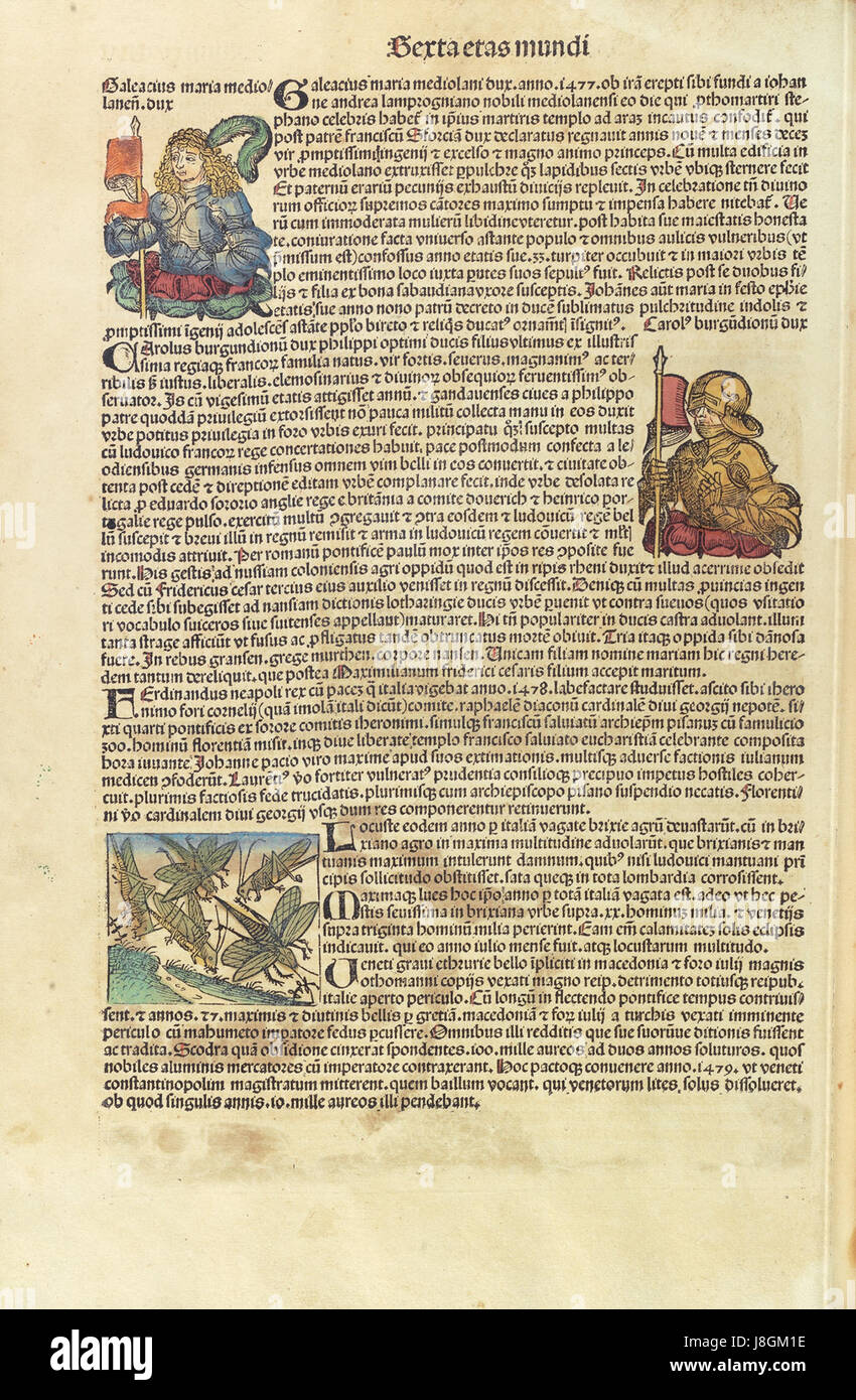 Liber Chronicarum, also known as the Nuremberg Chronicle, is a ...