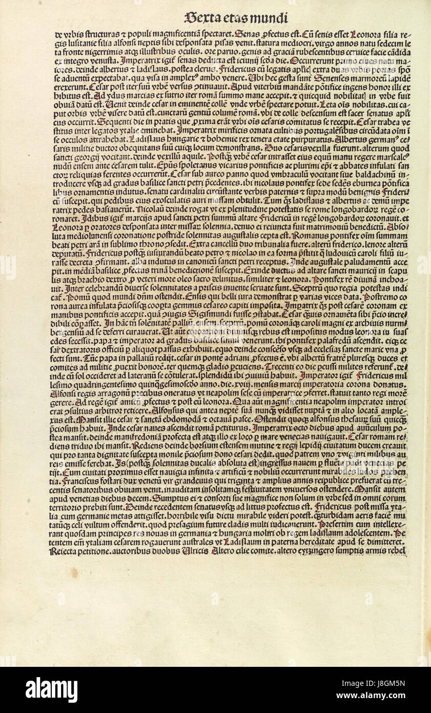 The 'Liber Chronicarum' (Book of Chronicles) is a 15th-century ...