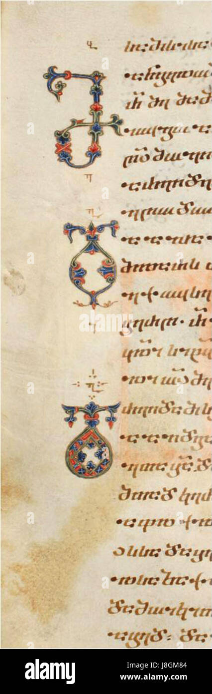 Old georgian manuscript hi-res stock photography and images - Alamy