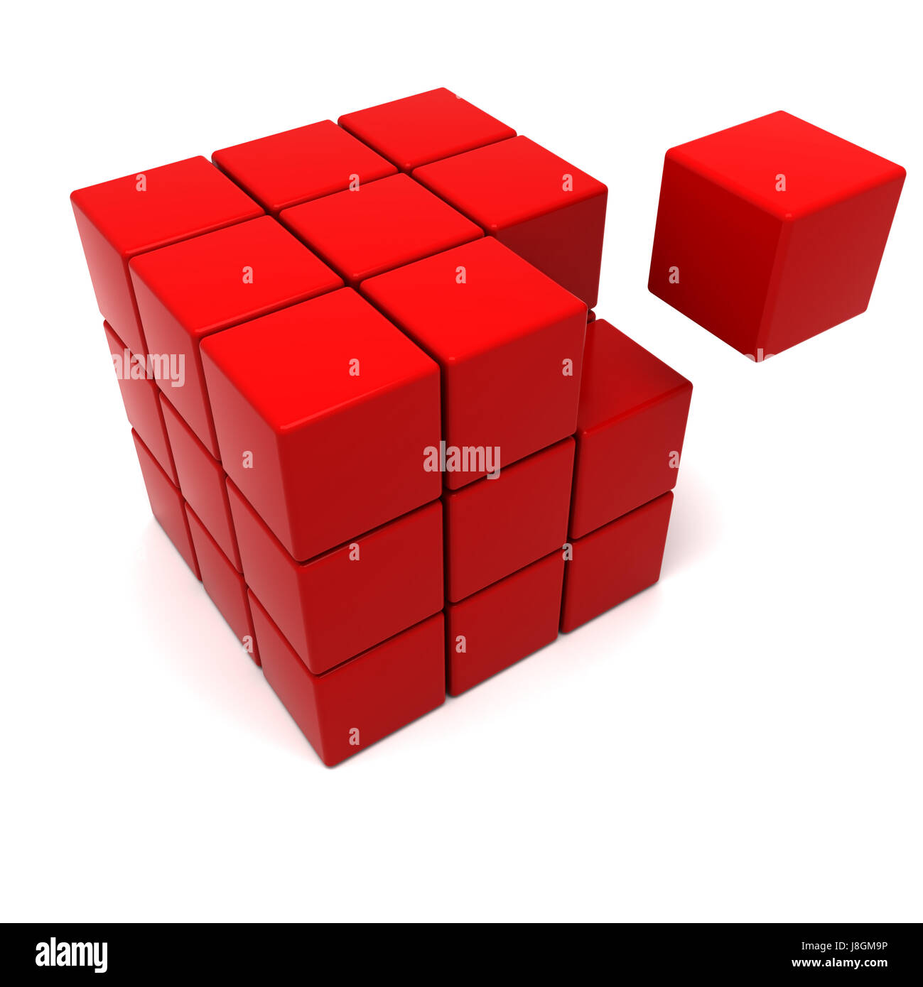 Missing Puzzle Piece Cube Puzzle High Resolution Stock Photography and ...