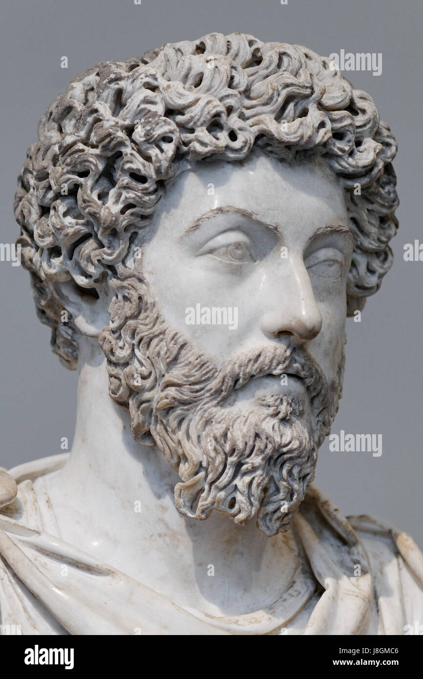 Marcus Aurelius was a Roman emperor whose statue, located in the Louvre ...