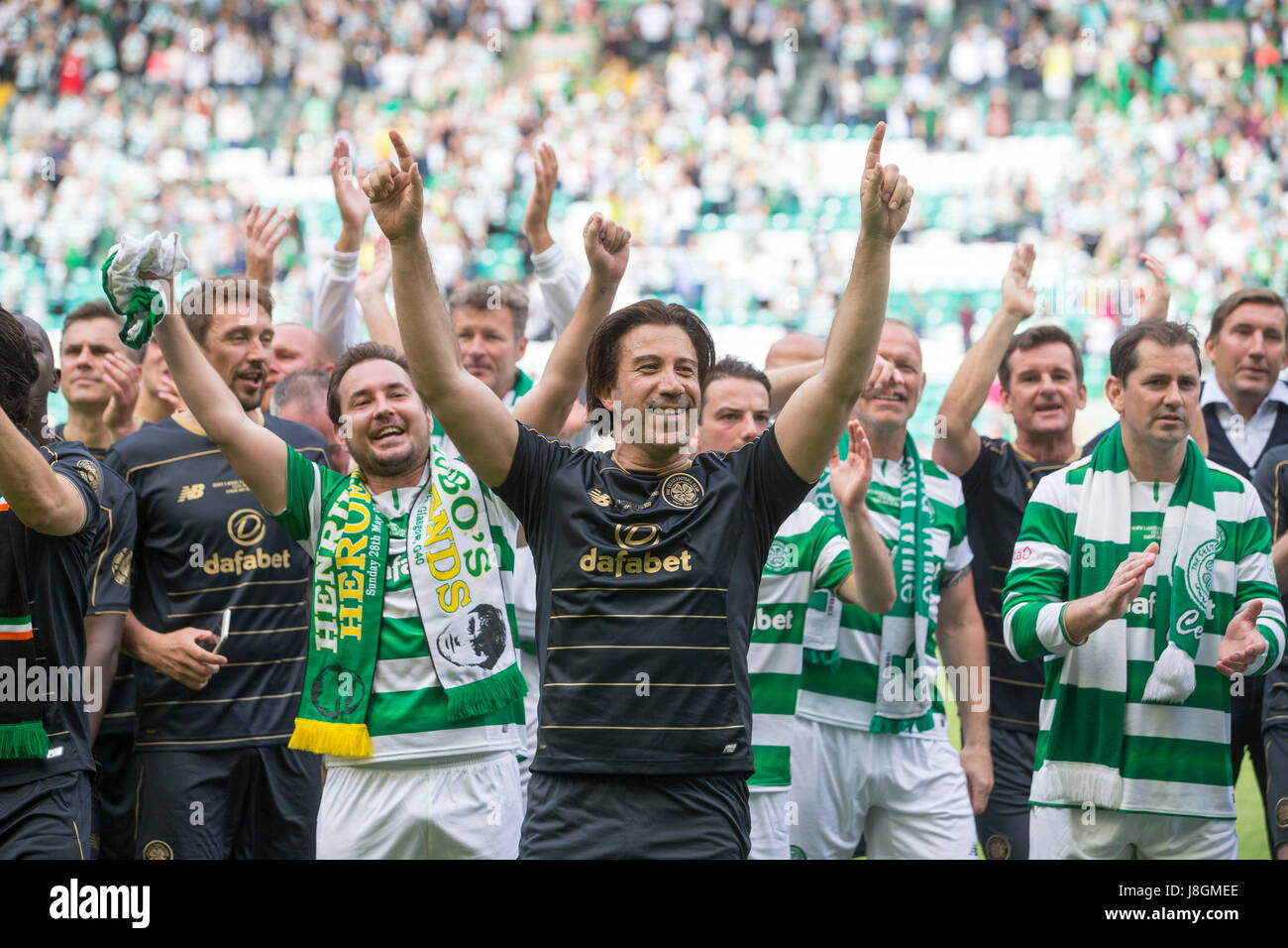 Actor Gianni Capaldi joins celebrations during the charity match at ...