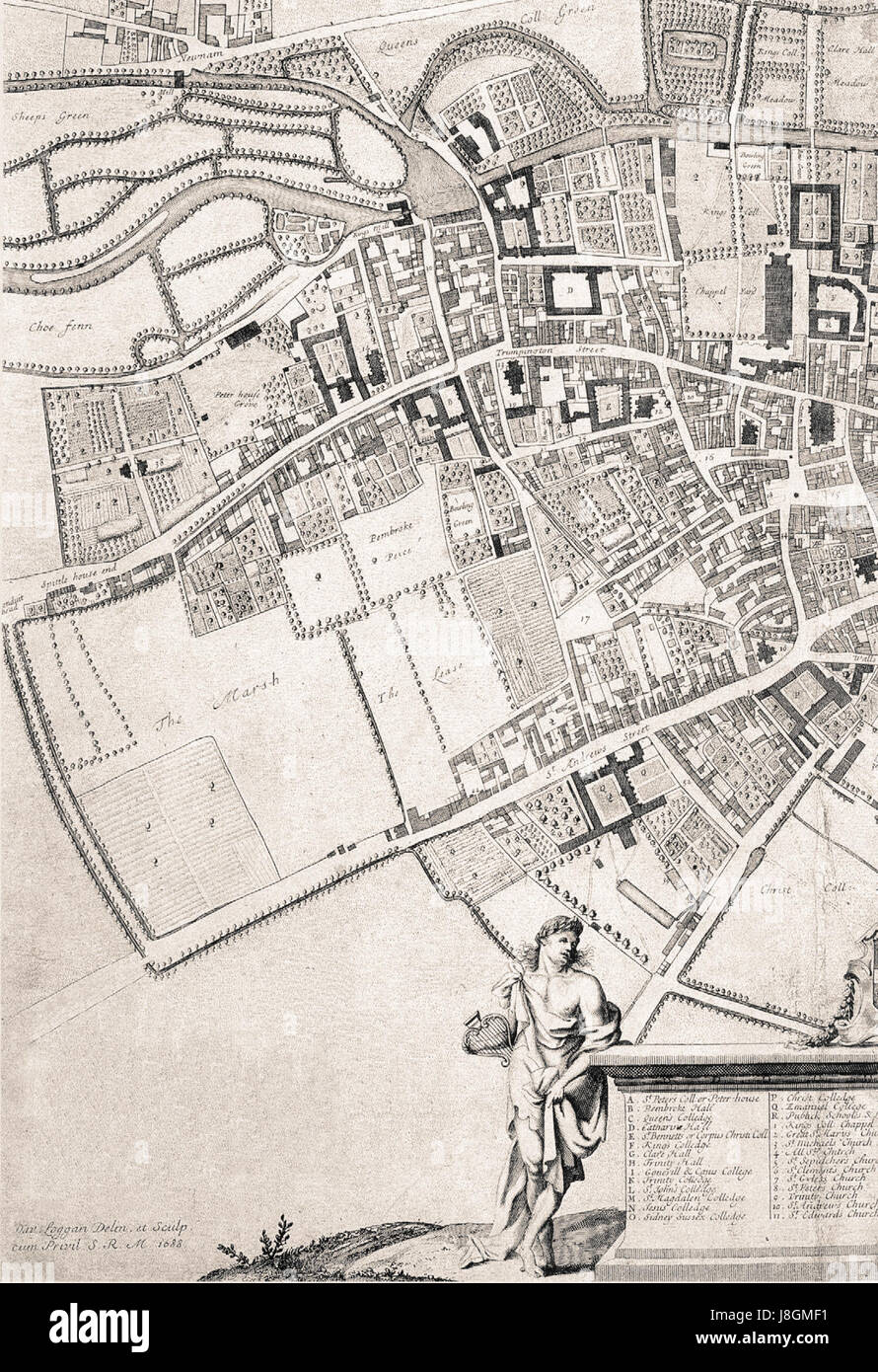 Map of cambridge hi-res stock photography and images - Alamy