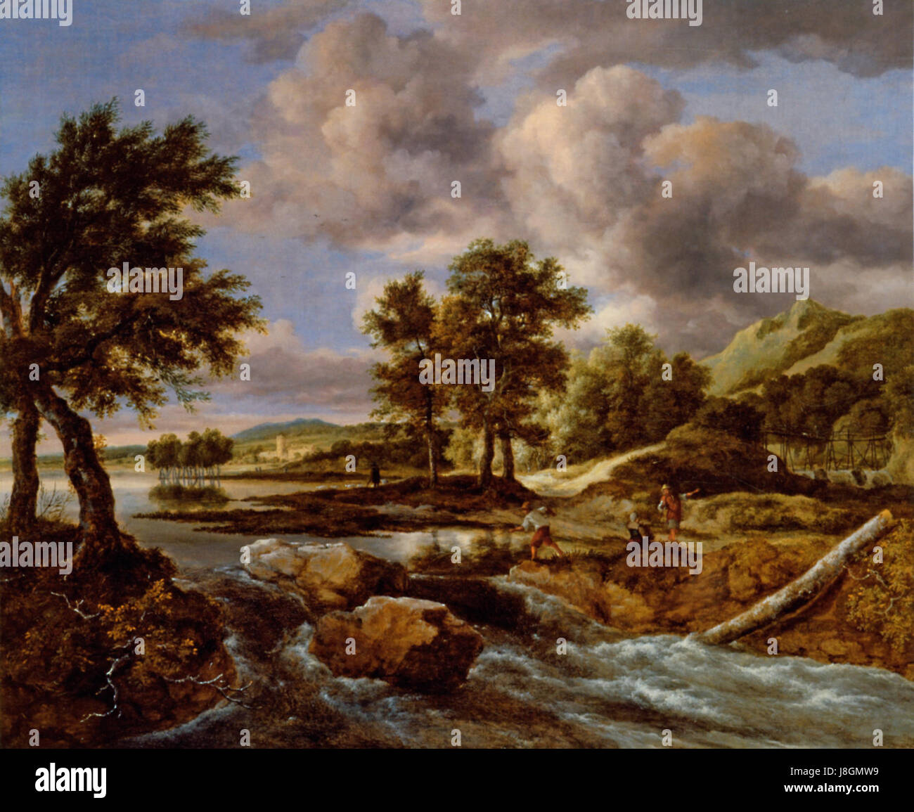 'Landscape van Ruisdael' refers to the works of Jacob van Ruisdael, a ...