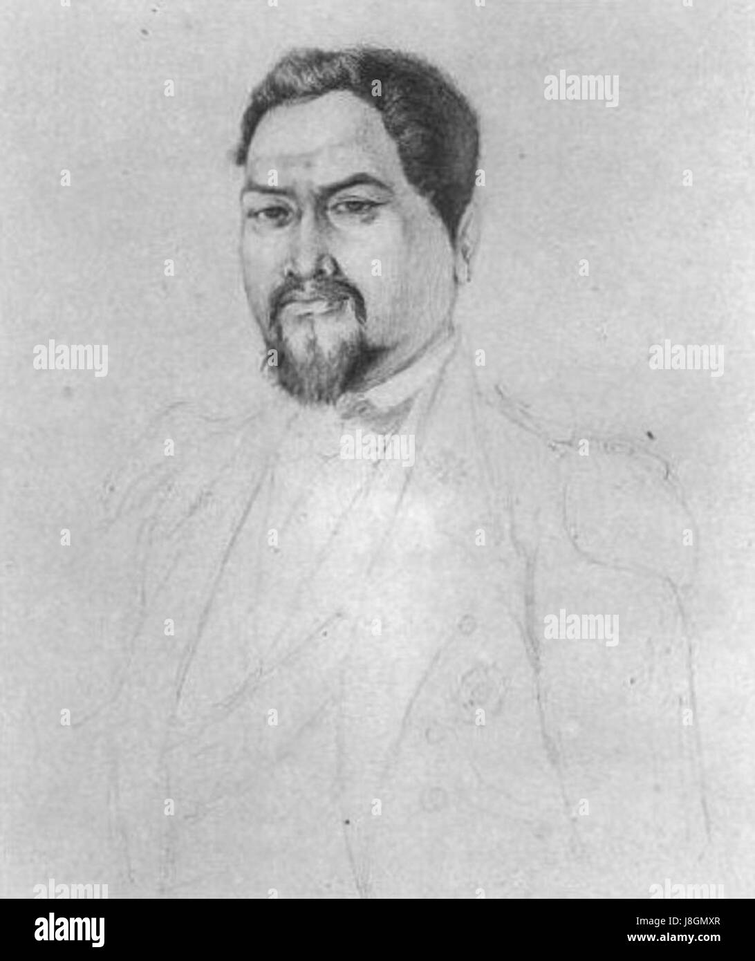 Kamehameha III by August Plum Stock Photo - Alamy