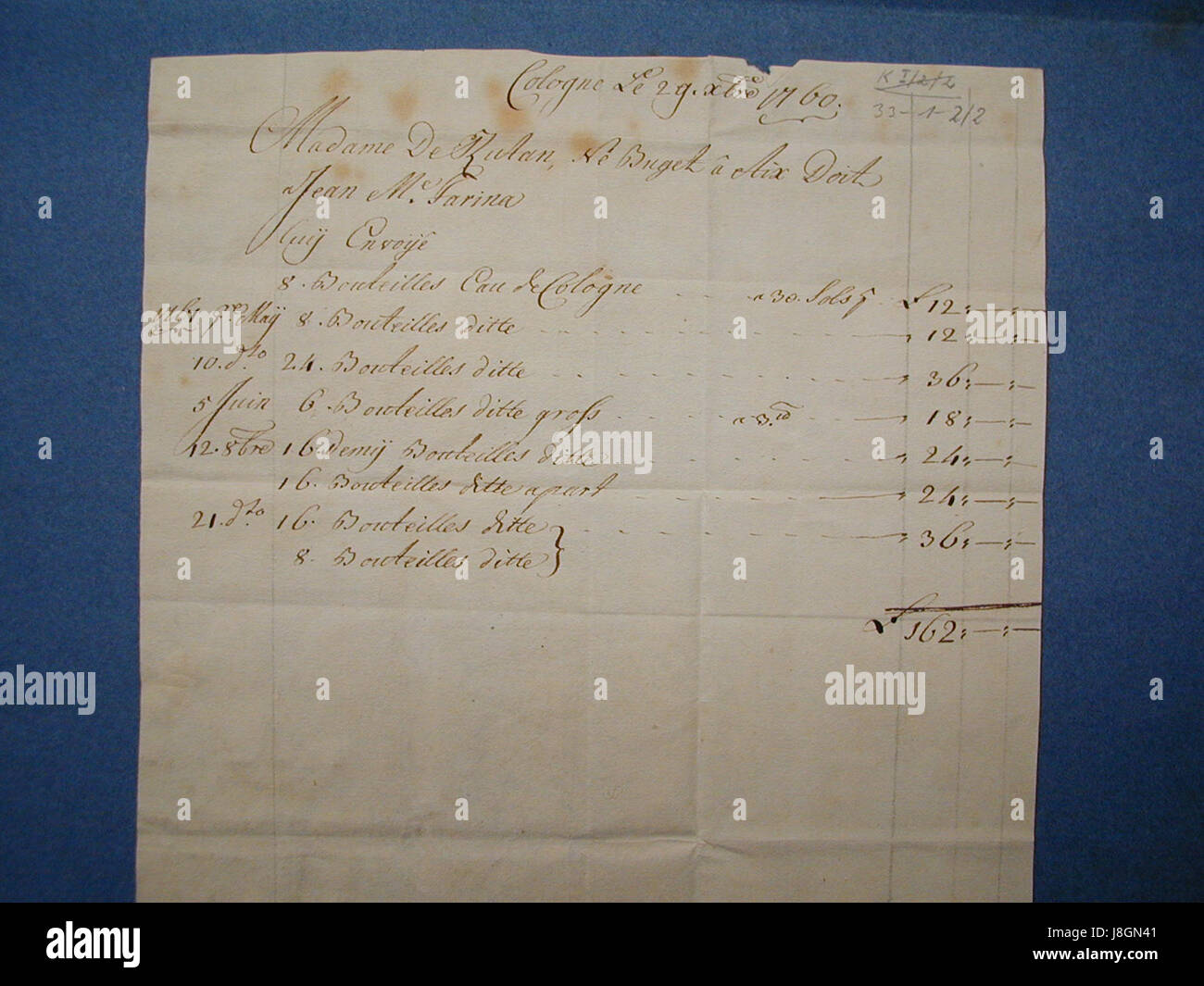 Johann Maria Farina, a German perfumer, is credited with creating Eau ...