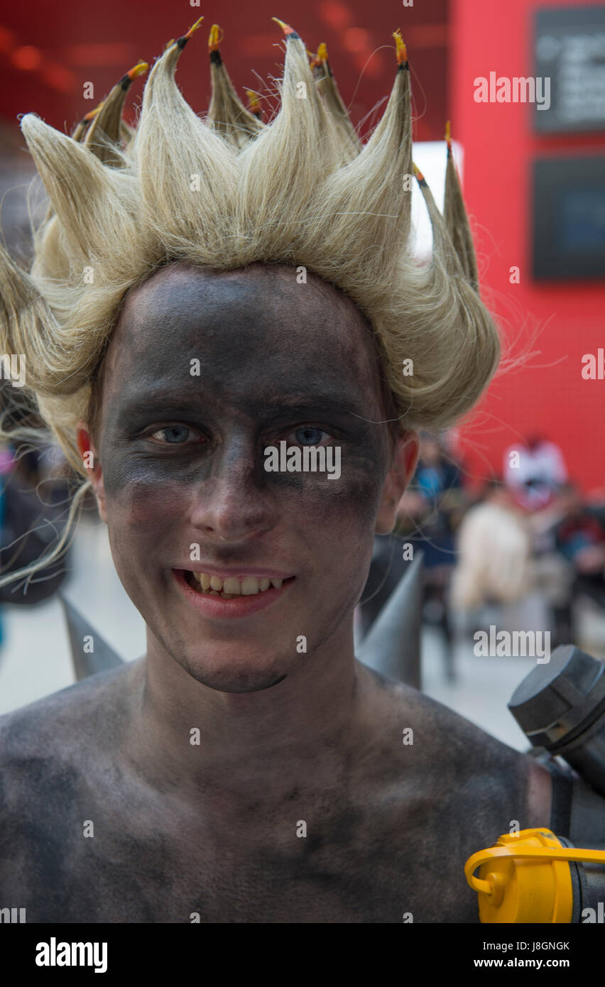 26th May 2017. The 2017 MCM London Comic Con at Excel exhibition centre ...
