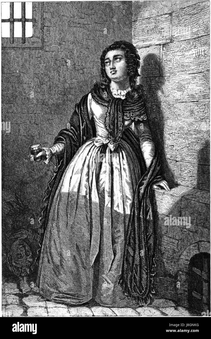 'Mademoiselle Sombreuil et un verre de sang' is a famous historical ...