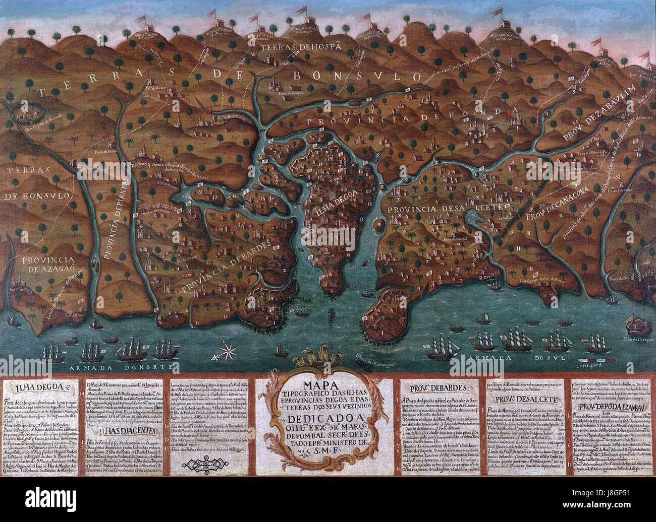 Map of goa hi-res stock photography and images - Alamy