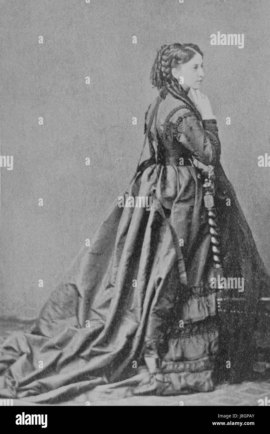 Feodore of Hohenlohe, Duchess of Saxe Meiningen Stock Photo - Alamy