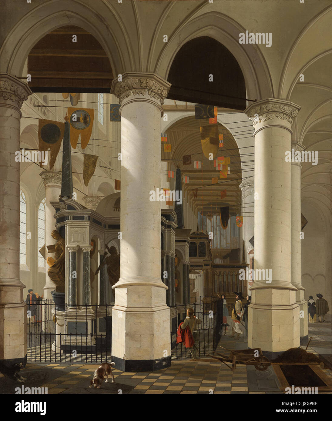 The New Church in Delft, Netherlands, houses the tomb of William the ...