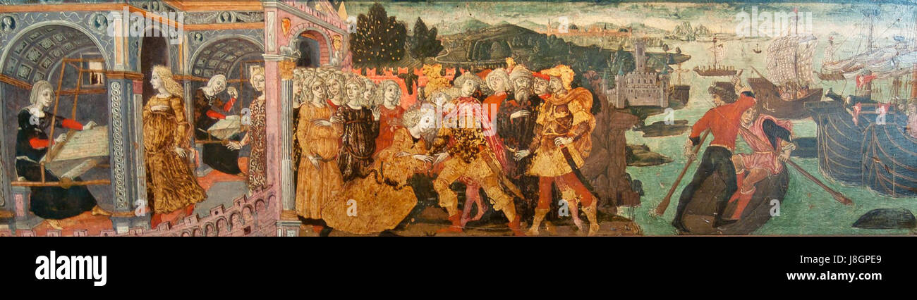 Guidoccio Cozzarelli le voyage d'Ulysse Stock Photo - Alamy