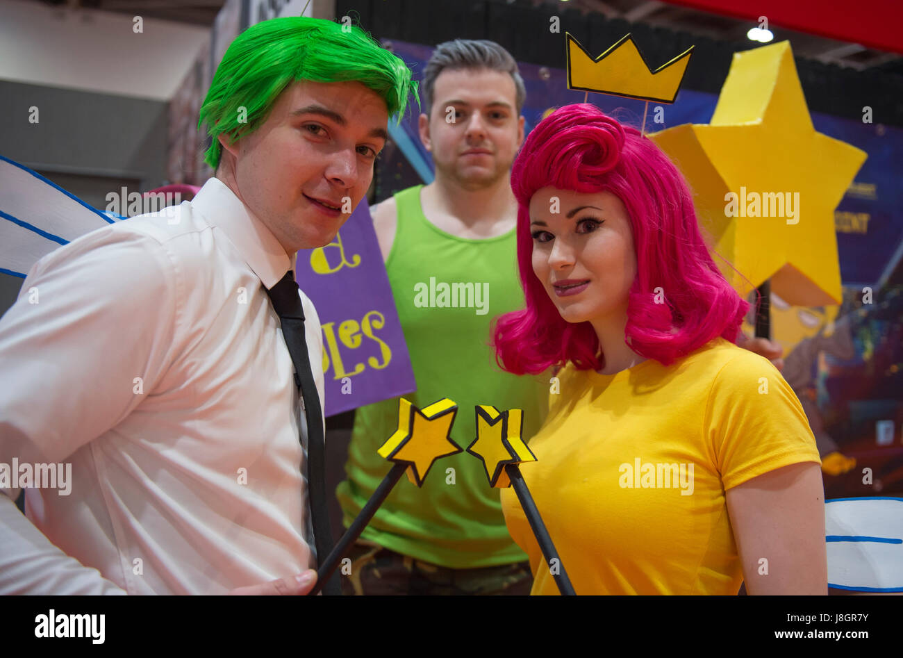 26th May 2017. The 2017 MCM London Comic Con at Excel exhibition centre ...